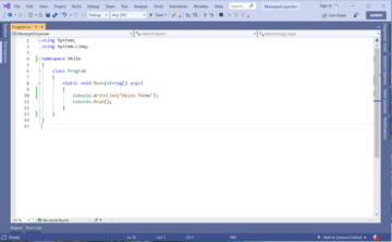 How to change Visual Studio 2019 Theme