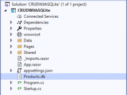 Basic CRUD operations in Blazor using SQLite as the database | ExecuteCommands
