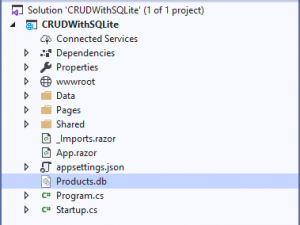 Basic CRUD operations in Blazor using SQLite as the database | ExecuteCommands
