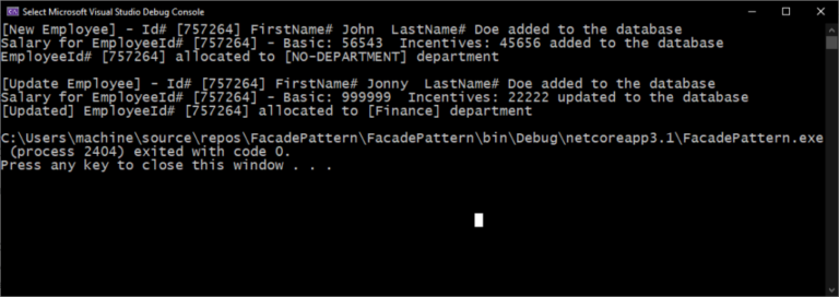 Facade Design Pattern in C#