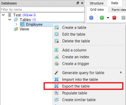 SQLite Studio to manage SQLite databases