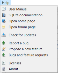SQLite Studio to manage SQLite databases