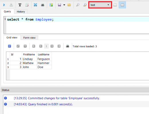 SQLite Studio to manage SQLite databases