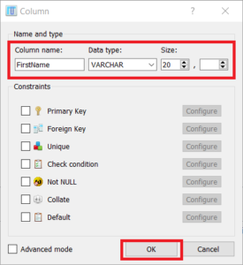 SQLite Studio to manage SQLite databases